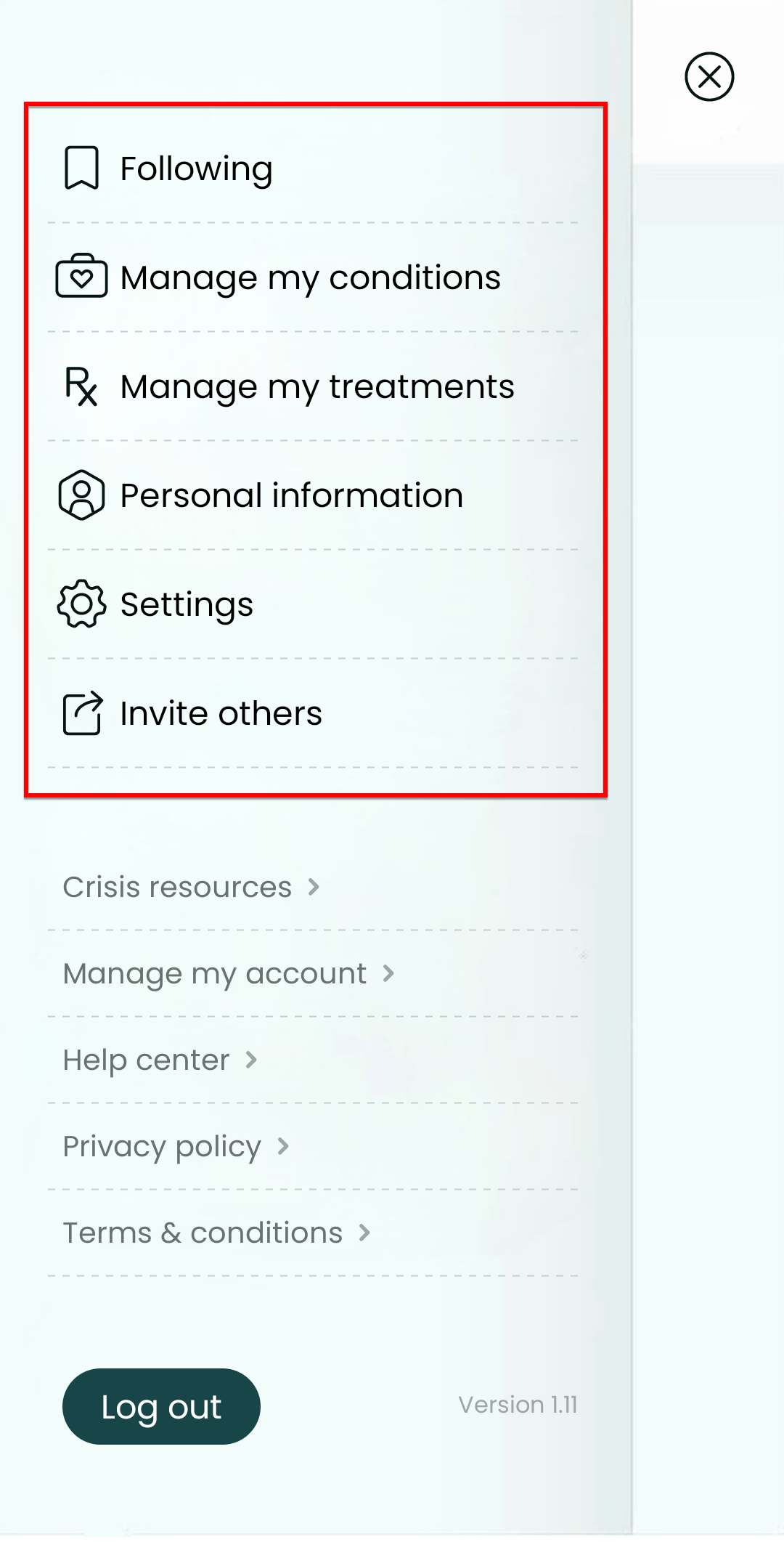 Managing my account and settings on the PLM app – PatientsLikeMe help ...